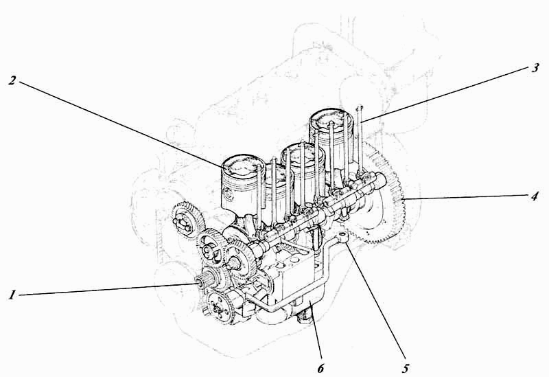 Дизель 442-00c1-13 Д-442 (Чертеж № 2: список деталей, стоимость запчастей)