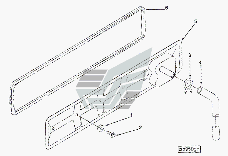 СМ9016-04 Крышка следящего элемента кулачка B180-20 (Чертеж № 10 ...