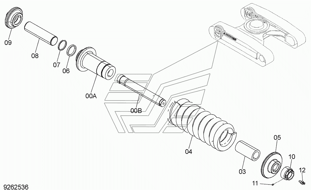 ADJUSTER ZX-330-3 (Part № PIHH-I-3) (Чертеж № 196: список деталей ...