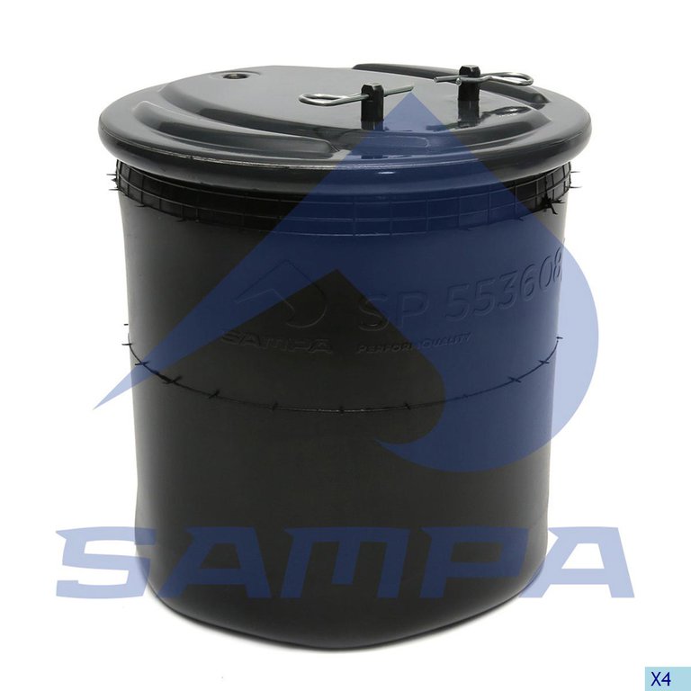 Пневморессора SCANIA R series (металлический стакан) (2 штыря d=12мм, 1 ...