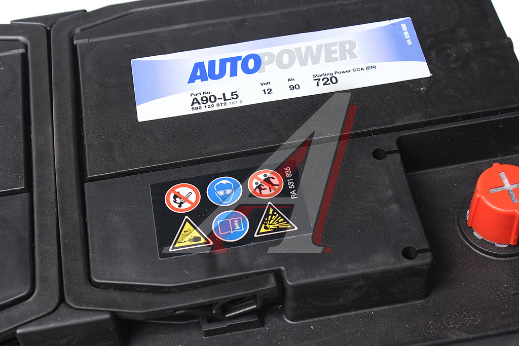 Аккумулятор AUTOPOWER 90А/ч обратная полярность - 6СТ90(0) A90-L5 ...