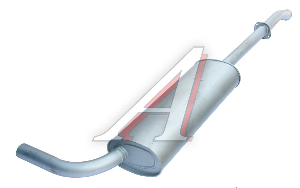 Глушитель ГАЗ-330202 дв.CUMMINS ЕВРО-3, 4 длинный с фланцем прямой СОД ...