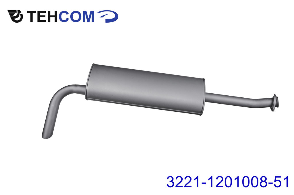 Глушитель ГАЗ-3302, 3221 дв.CUMMINS 2.8, УМЗ-4216 ЕВРО-4 выход боковой ...