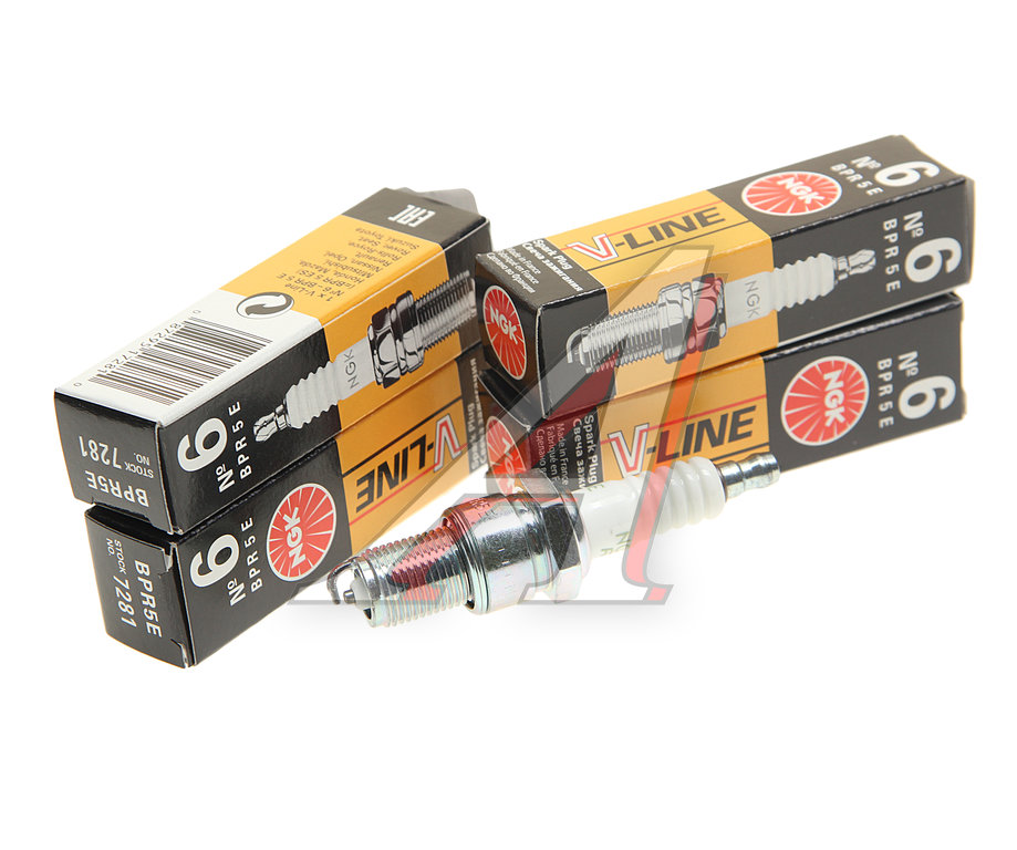 Свеча зажигания ЗМЗ-406 V-LINE №6 NGK комплект - 7281 - купить в Авто ...