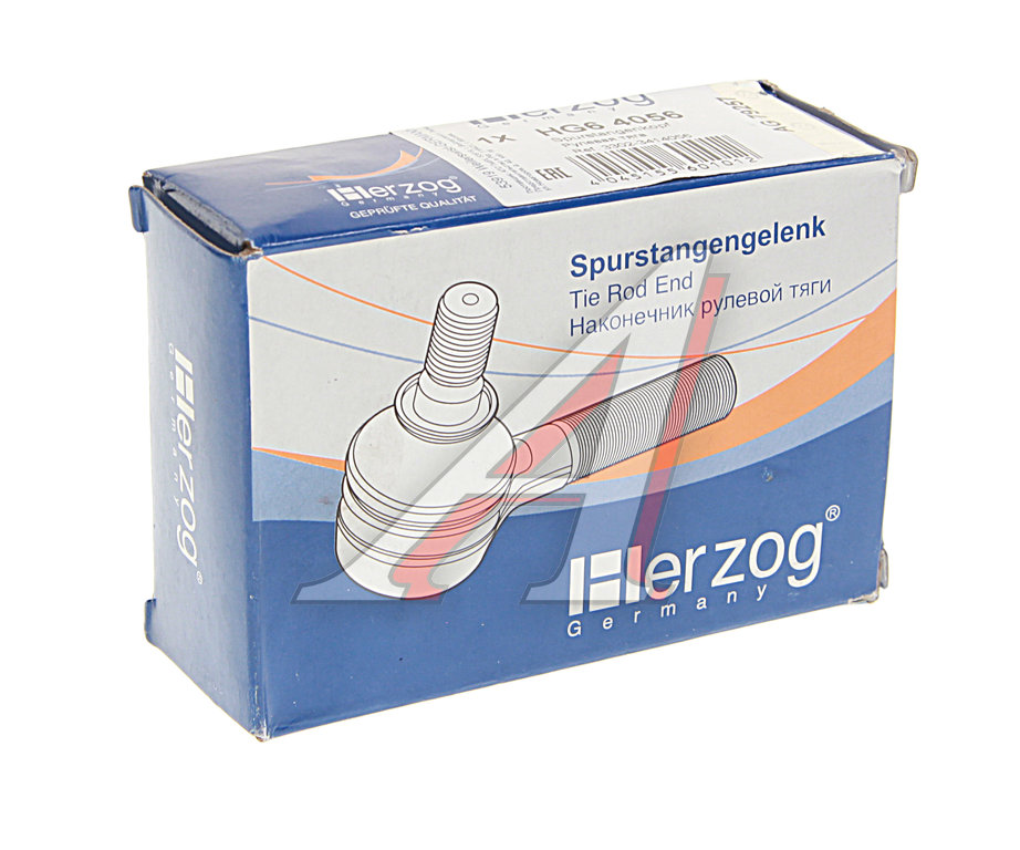 Наконечник рулевой тяги ГАЗ-3302 в сборе левый HERZOG - 3302-3414057 ...