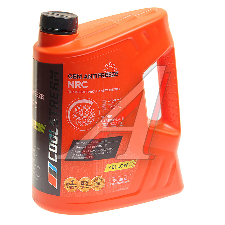 Антифриз желтый -40C 5.3кг/5л NRC COOL STREAM - CS010402 - купить в ...