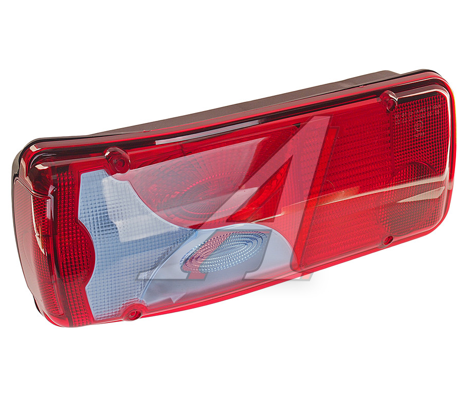 Фонарь задний MAN TGA левый (синее стекло) (лампы 21W 4шт., 5W 4шт ...