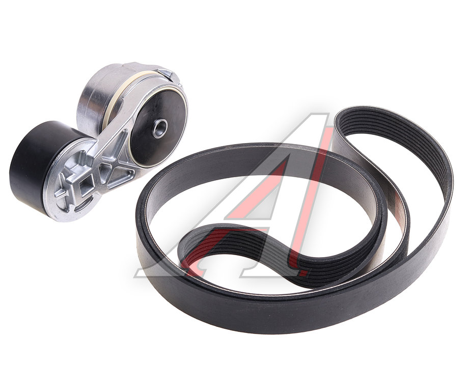 Натяжитель ремня ГАЗ, ПАЗ дв.CUMMINS ISF 3.8 с ремнем 8РК2190 комплект ...