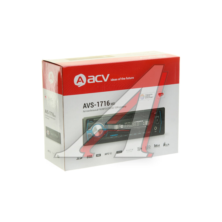 Магнитола автомобильная 1DIN ACV - AVS-1716MD - купить в Авто-Альянс, низкая цена на autoopt.ru ...