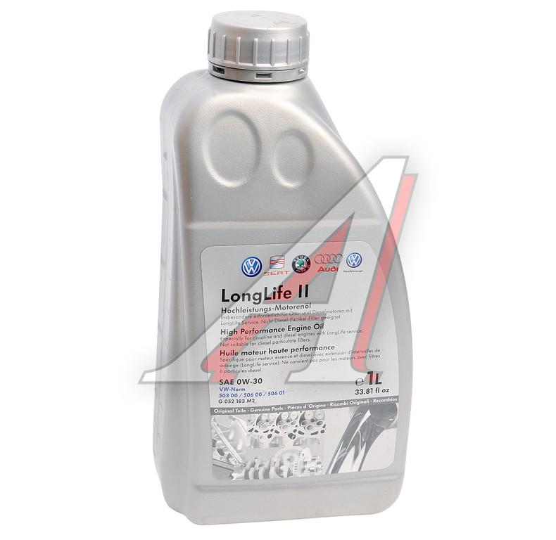 Масло моторное VAG 0W30 синт.1л LONG LIFE 2 OE - G052183M2 - купить в ...