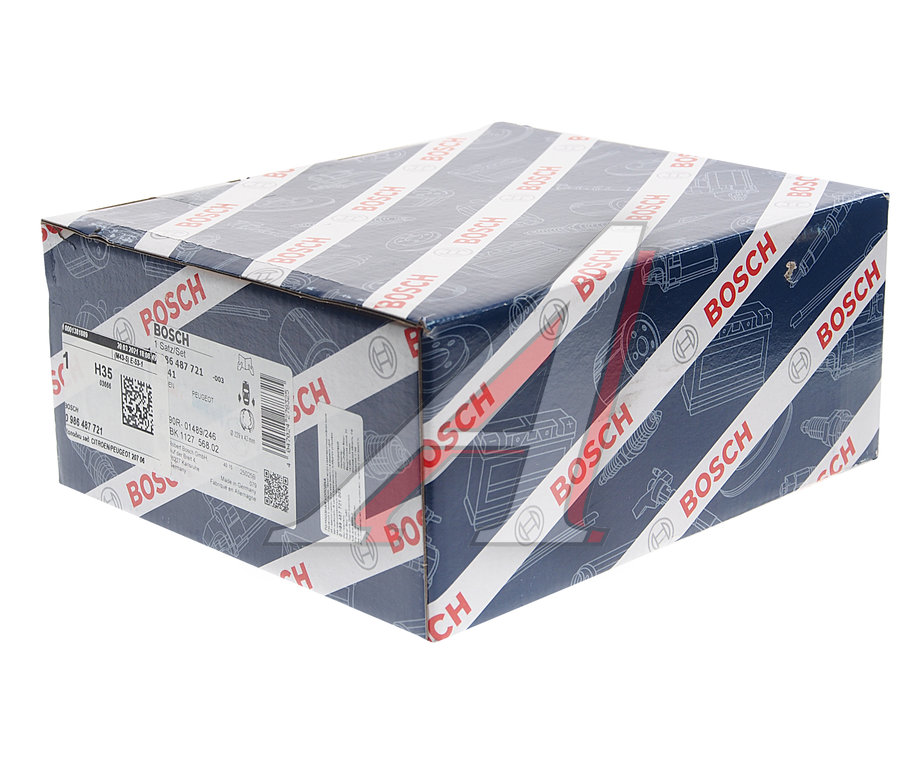 Колодки тормозные PEUGEOT 207 (06-) CITROEN C3 (09-) задние (4шт ...