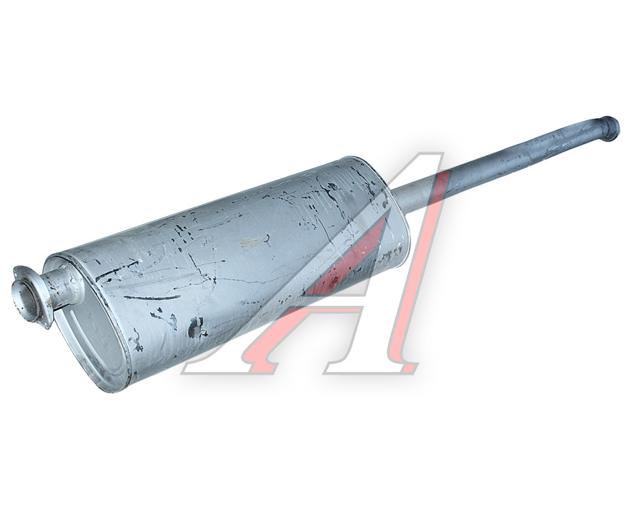 Глушитель ГАЗ-330202 дв.CUMMINS ЕВРО-3, 4 длинный с фланцем прямой НТЦ ...
