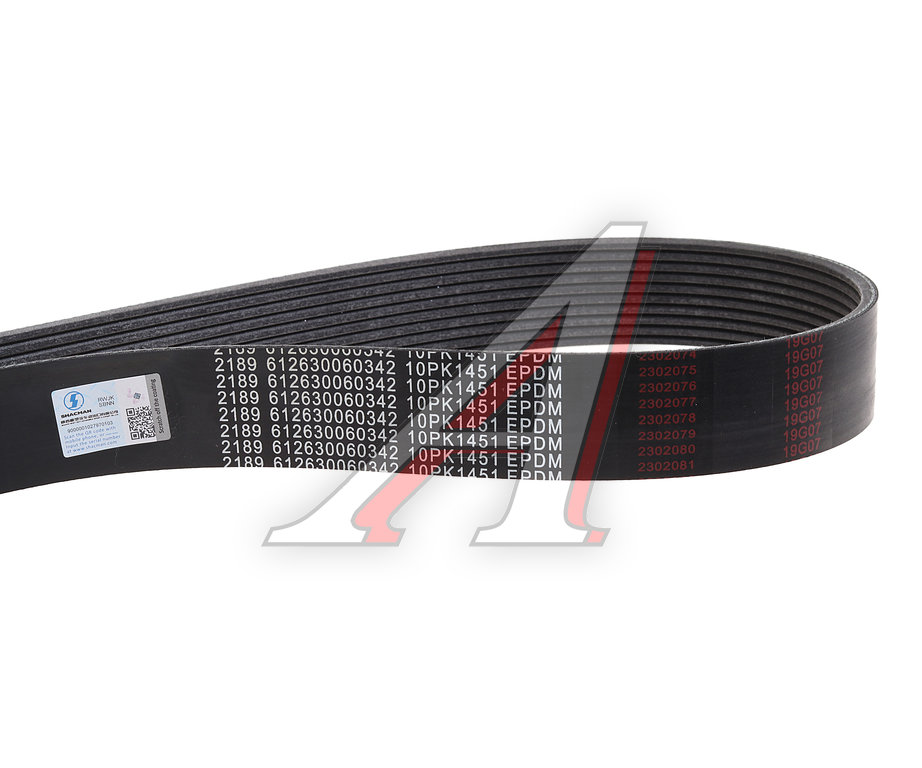 Ремень SHACMAN SHAANXI вентилятора дв.WP12 ЕВРО-3 OE - 612630060342 ...