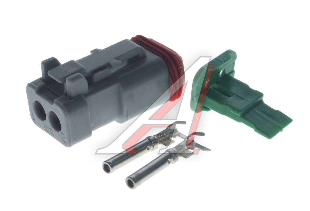 Разъем VOLVO RENAULT электрический (2х контактн., упл., фиксатор ...