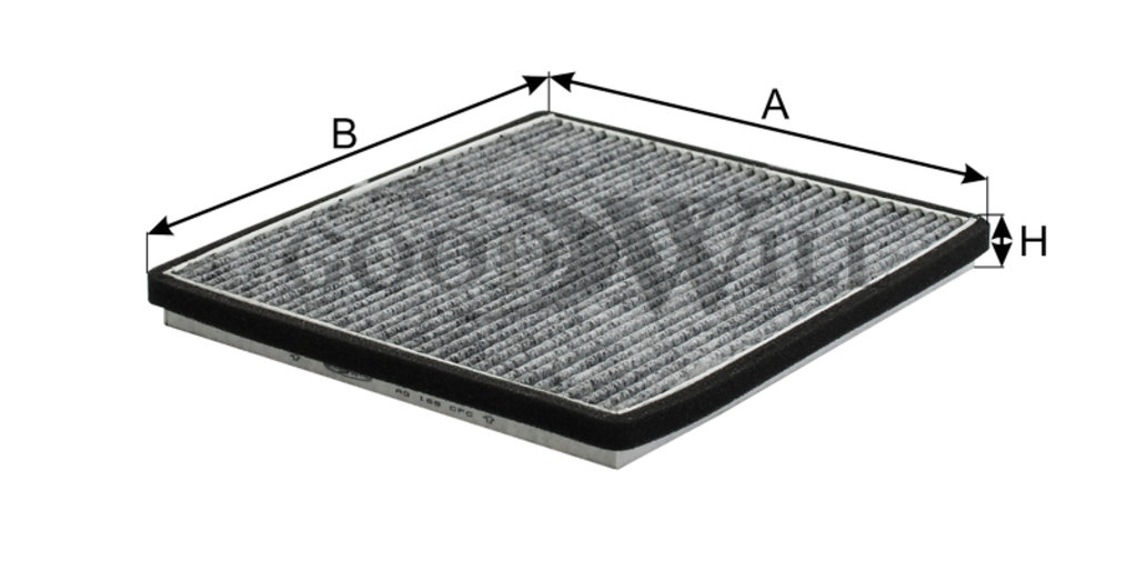 Фильтр воздушный салона CHERY Tiggo угольный GOODWILL - AG168CFC ...