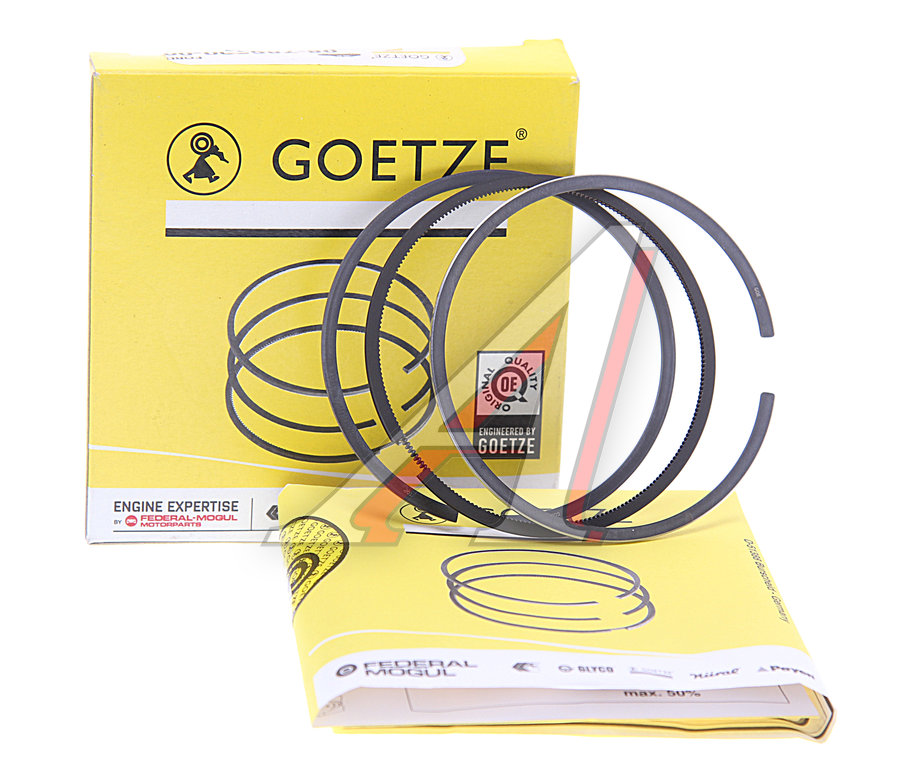 Кольца поршневые FORD Mondeo (93-) комплект на 1 цилиндр GOETZE - 08 ...