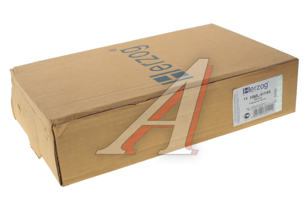 Радиатор отопителя ГАЗ-3302 алюминиевый D=16мм HERZOG - 3302.8101060.01 - купить в АвтоАльянс ...