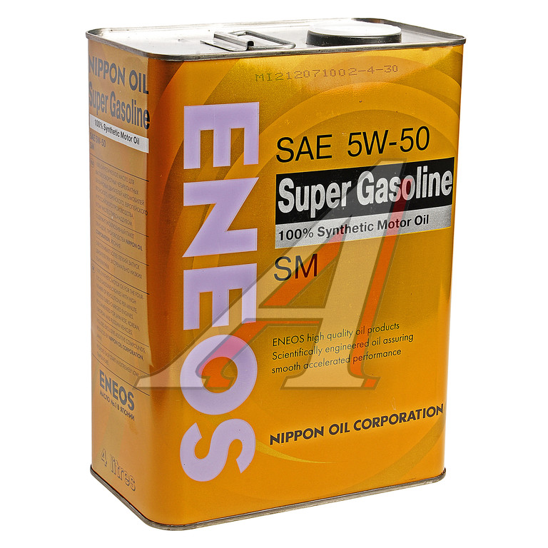 Масло моторное SUPER SM 5W50 синт.4л ENEOS - OIL4074 - купить в ...