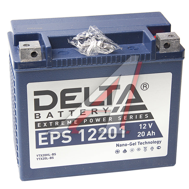 Аккумулятор DELTA 20А/ч - 6СТ20 YTX20L-BS СТ12201 - купить в АвтоАльянс ...