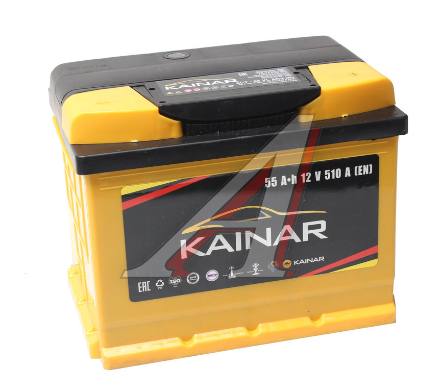 Аккумулятор KAINAR 55А/ч обратная полярность - 6СТ55(0) - купить в ...