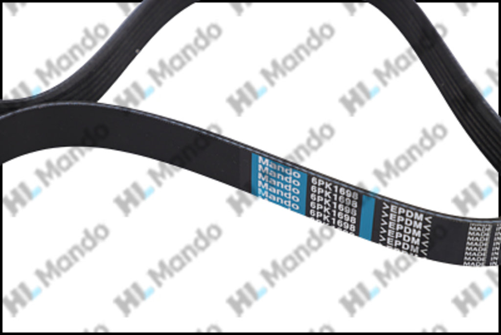 Ремень приводной поликлиновой 6PK1698 HYUNDAI Santa Fe (2.7), Sonata 4, 5 генератора MANDO ...