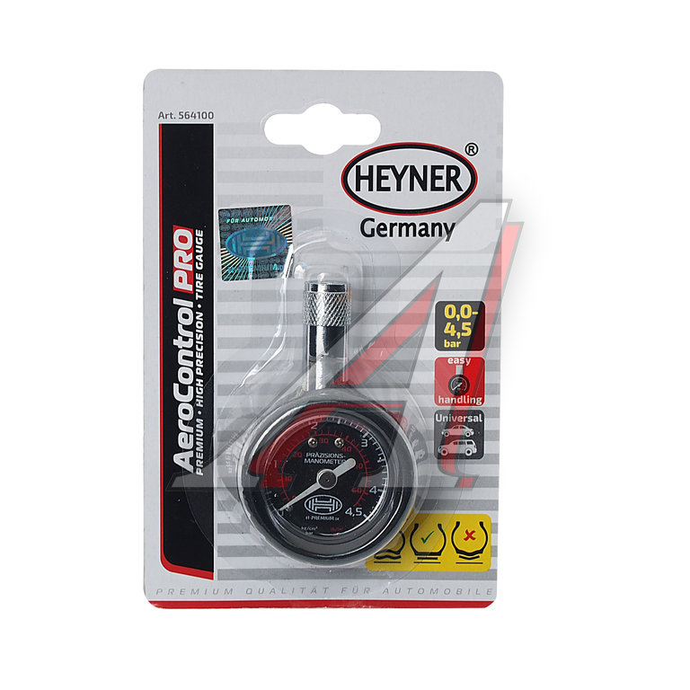 Манометр шинный механический 4.5атм. HEYNER - 564100 - купить в ...
