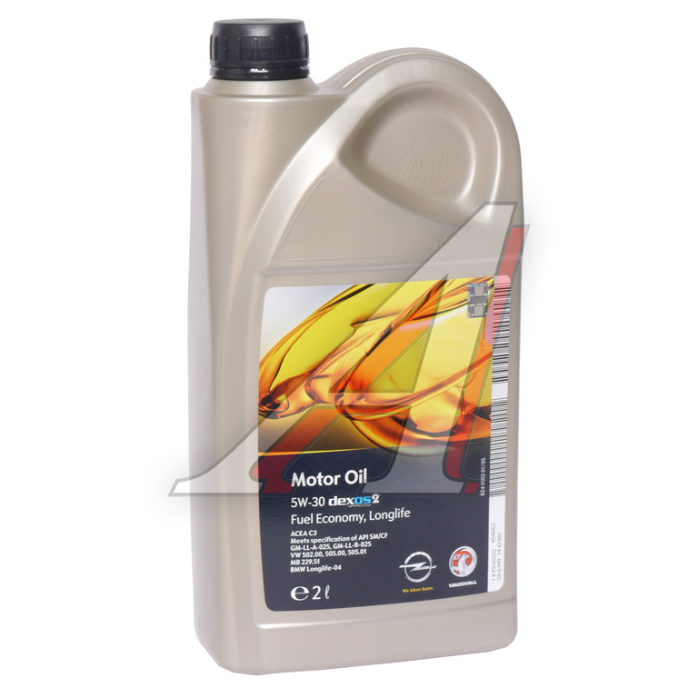 Масло моторное GENERAL MOTORS Dexos2 5W30 синт. 2л OE - 93165555 ...