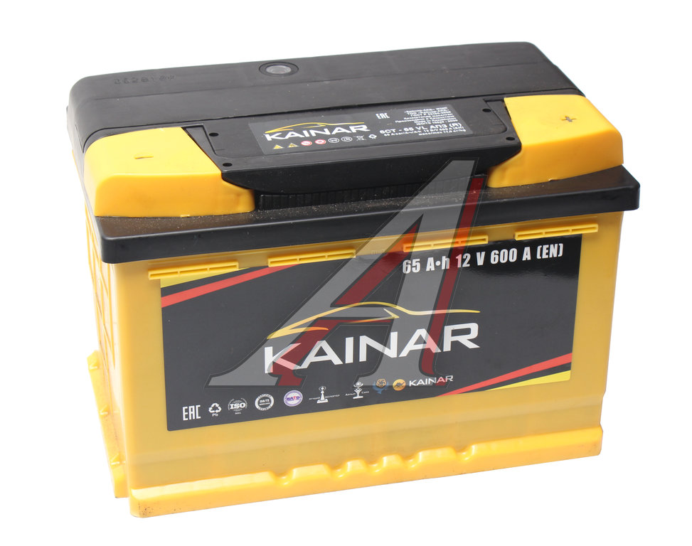 Аккумулятор KAINAR 65А/ч обратная полярность - 6СТ65(0) - купить в ...