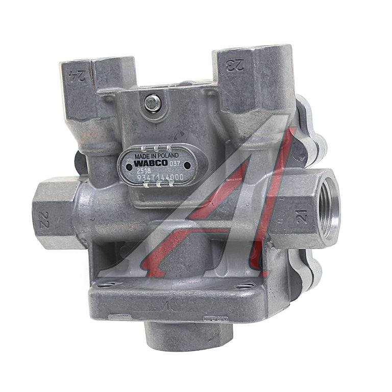 Клапан MAN MERCEDES защитный 4-х контурный WABCO-версия (1хМ22х1.5мм ...