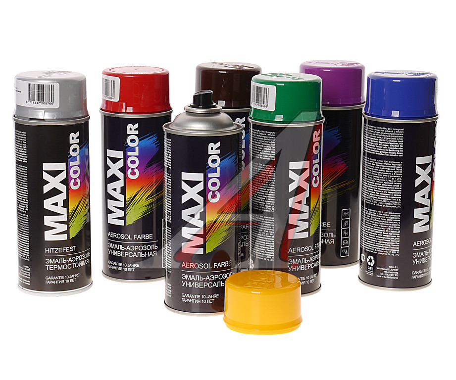 Краска серая аэрозоль 400мл MAXI COLOR - MAXI COLOR 7001 - купить в ...