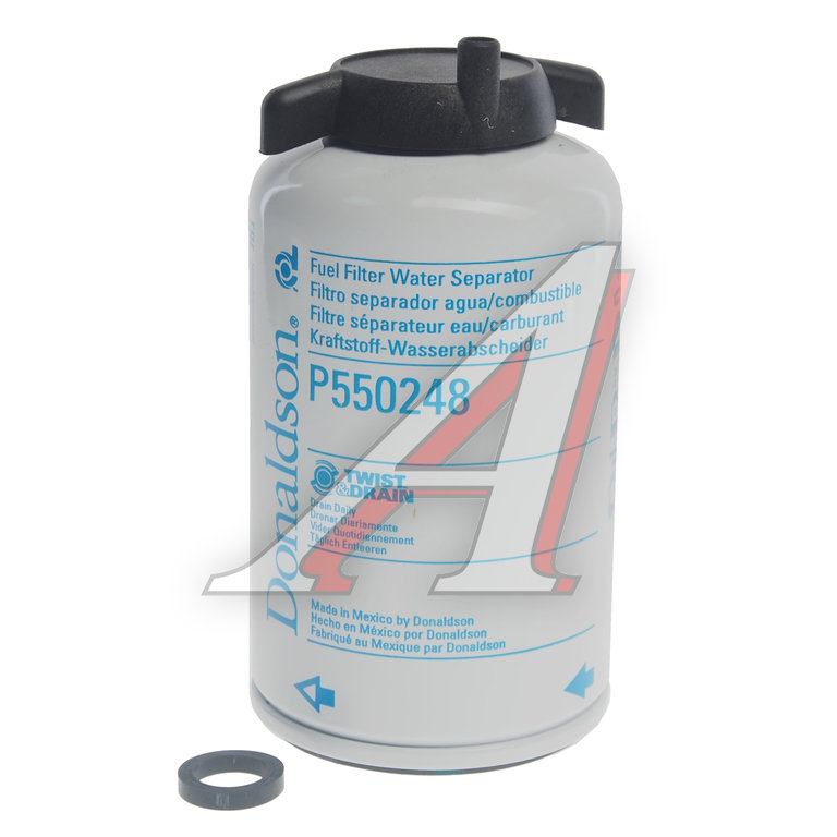 Фильтр топливный CASE дв.CUMMINS грубой очистки (М16х1.5мм, со сливом ...