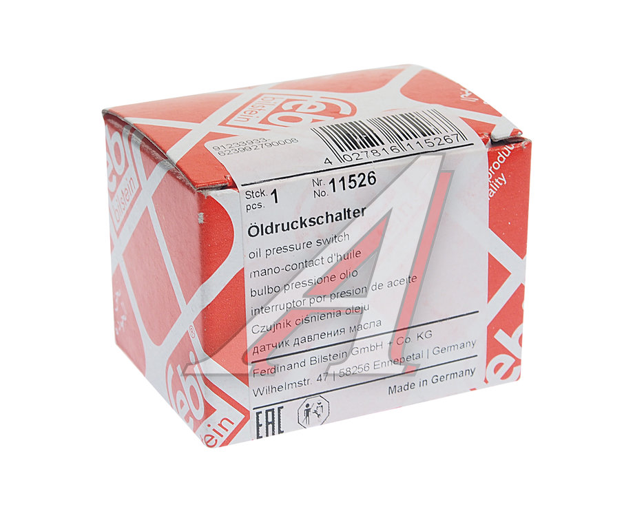 Датчик давления масла VOLVO F12 FEBI - 11526 - купить в АвтоАльянс ...