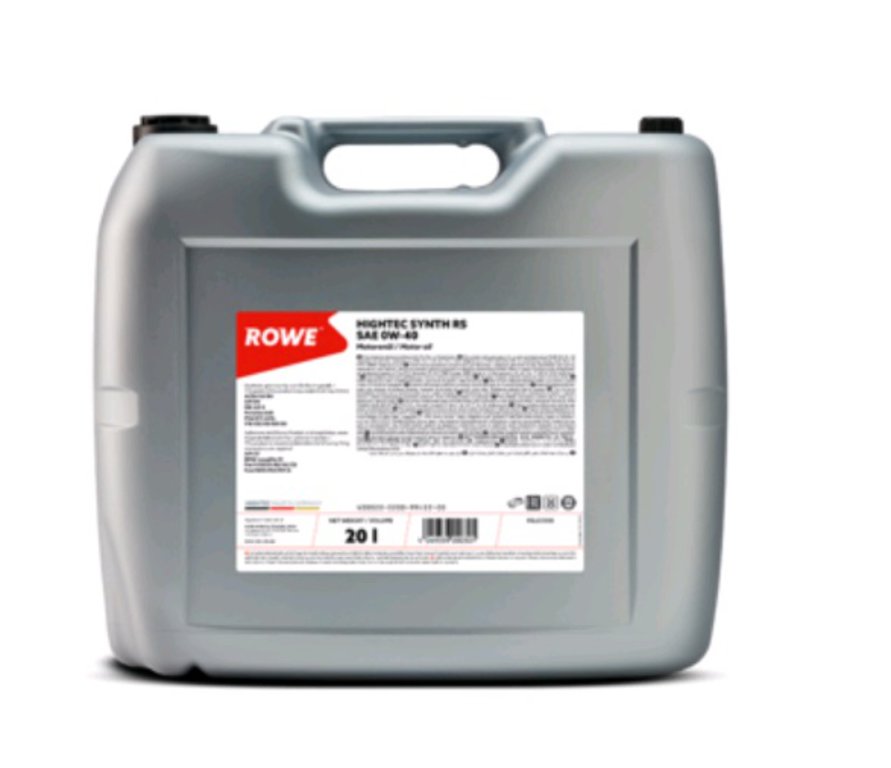 Масло моторное HIGHTEC SYNTH RS SN/CFA3/B3 0W40 синт.20л/17.1кг ROWE ...