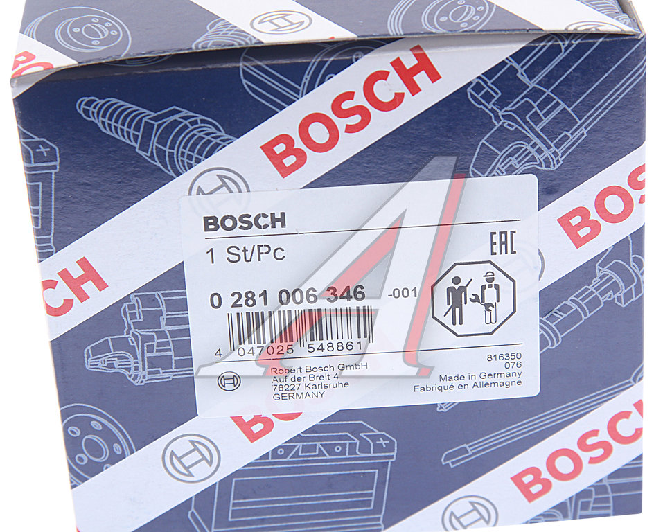 Датчик массового расхода воздуха VOLVO XC60 (08-) BOSCH - 0281006346 ...