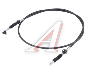 Трос MAN TGA, TGS переключения КПП L=3186мм (черный, наконечник большой ...