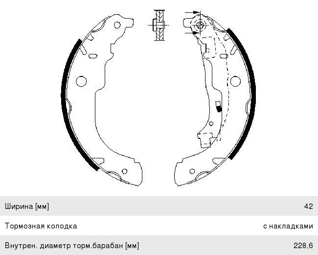 Колодки тормозные PEUGEOT 207 (06-) CITROEN C3 (09-) задние (4шт ...