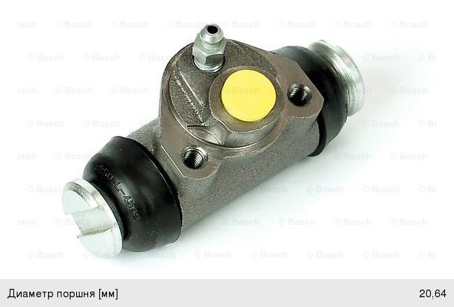 Цилиндр тормозной рабочий ВАЗ-2101-2107, 2123 (73-) BOSCH - F026009744 ...